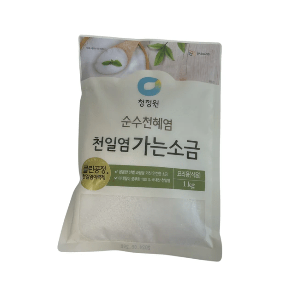 Daesang Korean Fine Sea Salt 1kg | Natural Premium Sea Salt 1kg ...