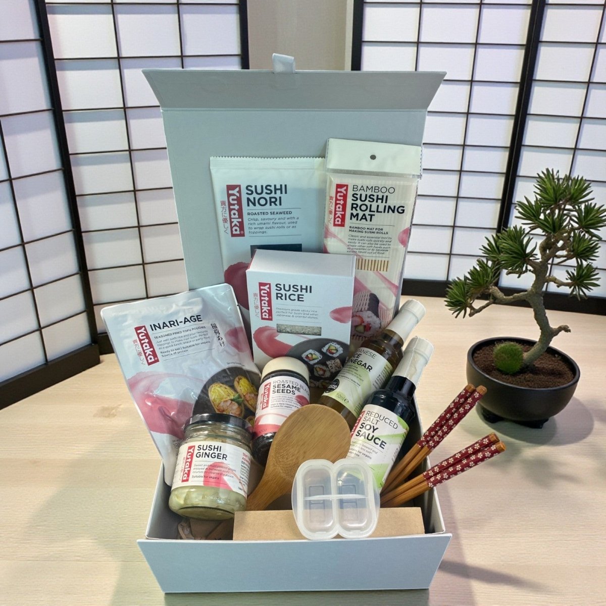 DIY Sushi Making Kit Gift Set Japanese Rice Nori Rolling Mat Complete ...