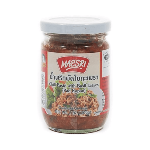 MaeSri Chilli Paste Holy Basil (Pad Kapao) 200g – Xihaha Oriental Food ...