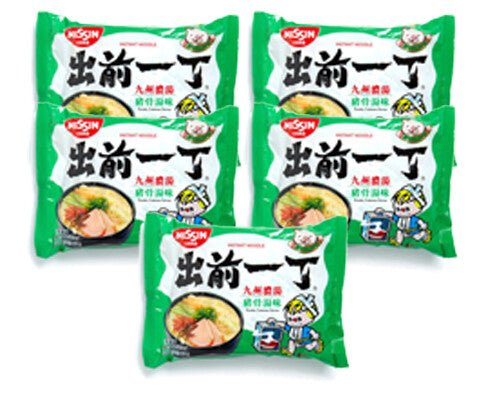 Nissin Demae Ramen Kyusu Tonkotsu 100g x 5 packs – Xihaha Oriental Food ...