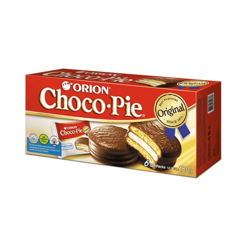 Orion Choco Pie (30g x 6 packs) 180g – Xihaha Oriental Food & Gifts