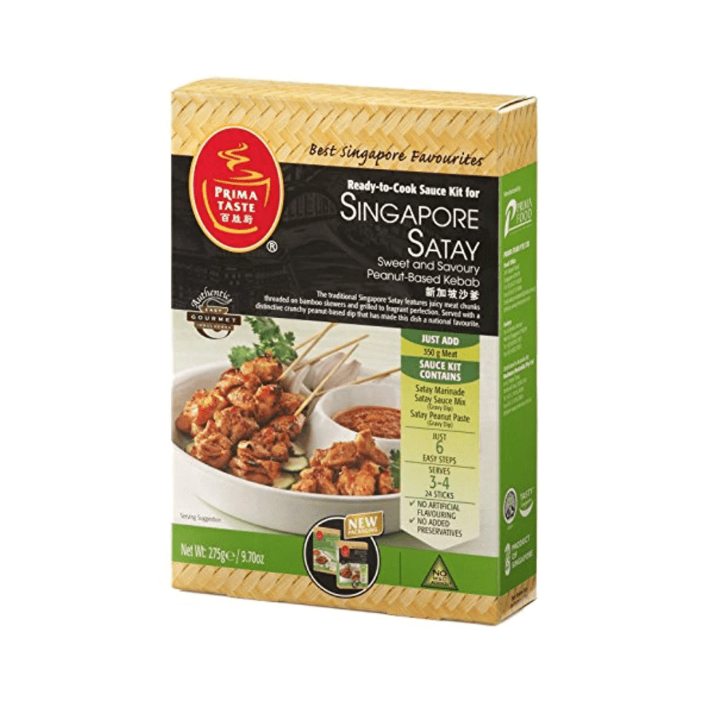 Prima Taste Singapore Satay ready to cook sauce kit 275g x 2 *BBD 1 Oc ...