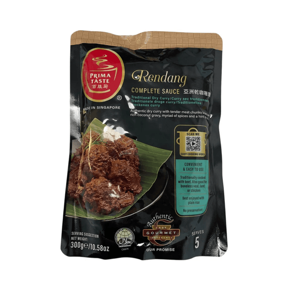Prima Taste Rendang Complete Sauce 300g – Authentic Singapore Dry Curr ...