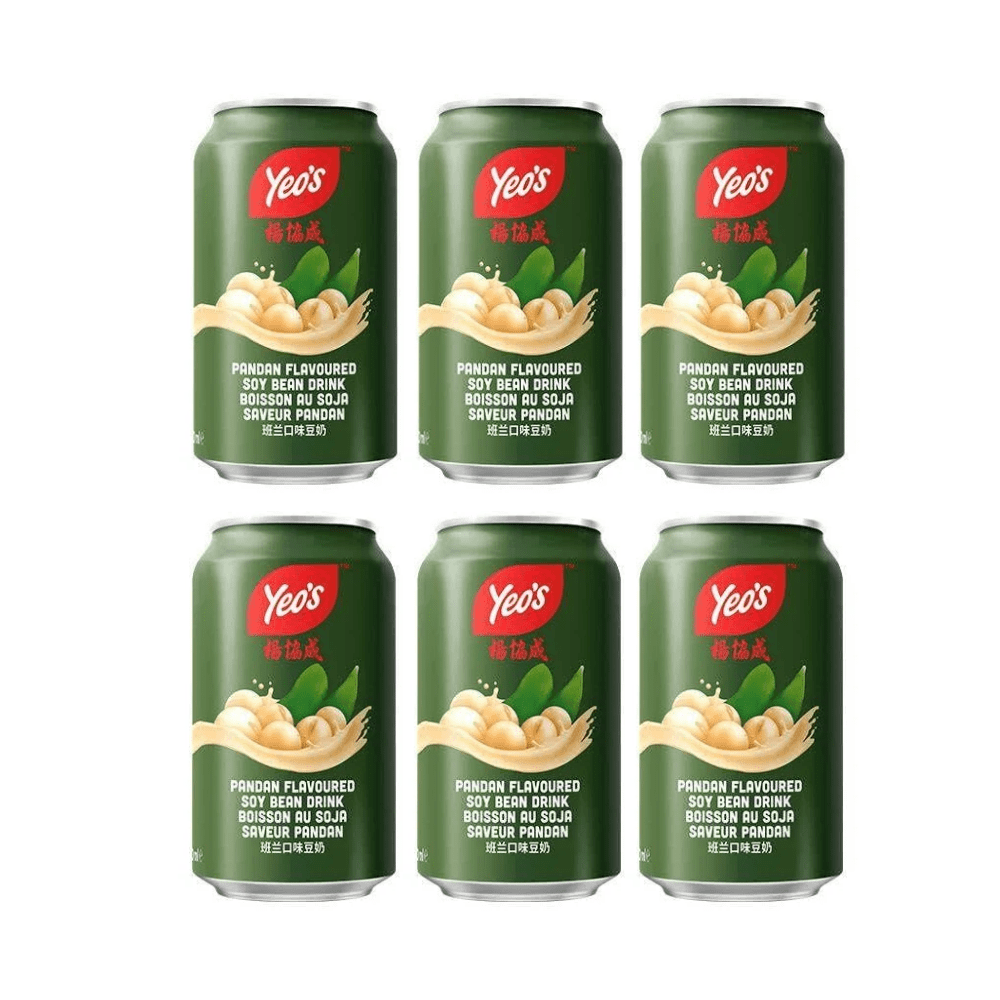 Yeo’s Pandan Soy Bean Drink 300ml (Pack of 6) – Asian Soya Milk with P ...