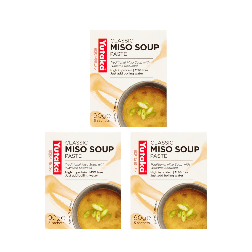 Yutaka Classic Bonito Miso Instant Soup 90g 5 sachets |5 Servings | 15 ...